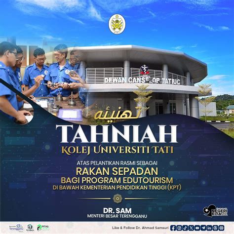 Uc Congratulations To University College Tati Uc Tati On Its