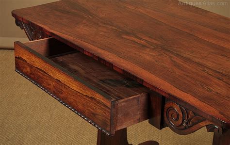 Rosewood Side Table Or Writing Desk C 1830 Antiques Atlas