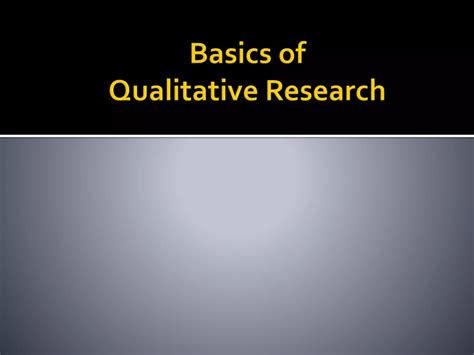 Qualitative Methods And Interviewing Pptx