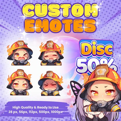 Custom Emotes Premium Twitch Emotes Custom Emotes For Streaming Cute