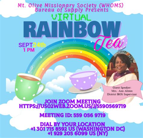 Rainbow Tea — Mt Olive Ame Zion Church