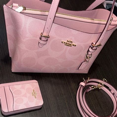 Pending Purchase 🩷pink Coach Signature Canvas Depop