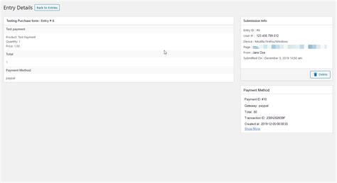 Managing Weforms Transactions Inmotion Hosting