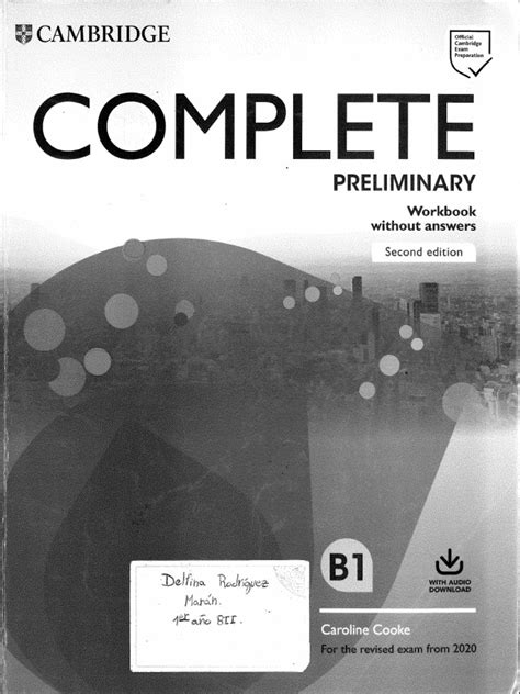 Cambridge Complete Preliminary Workbook Pdf