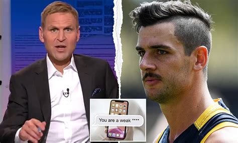 Kane Cornes Reveals The Vile Text He Claims He Was Sent From Crows Star Taylor Walkers Phone