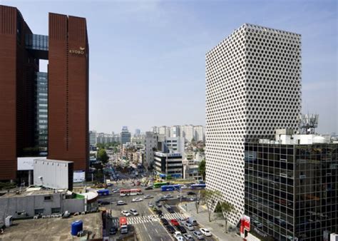 Archiums Urban Hive Tower Has Perforated Facade Modelled On Honeycomb