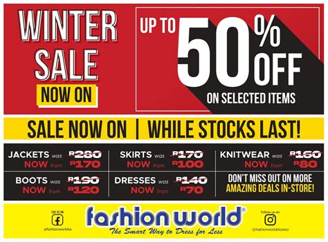 download fashion world winter sale 50 off on selected items news24