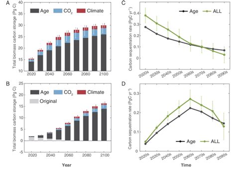 Dynamics Of Biomass Carbon Storage And Carbon Sink Of Existing And