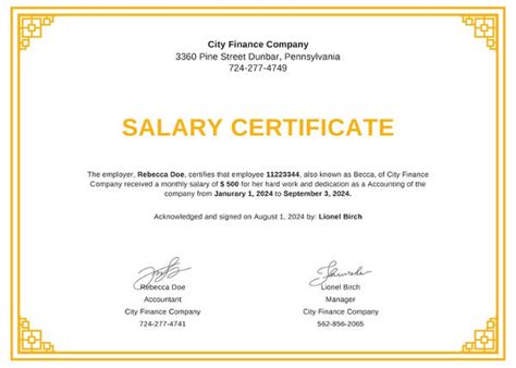 Template Of Certificate Of Employment 9 Templates Example