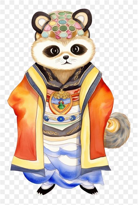 Png Tanuki Costume Drawing Cartoon Free Png Rawpixel