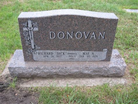 Richard Eugene “dick” Donovan 1927 2018 Find A Grave äreminne