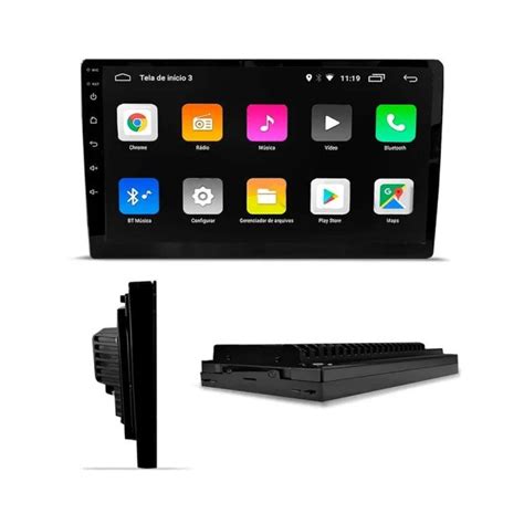 Multimidia 9 Polegadas 2 Din 2gb 32gb Android 12 Carplay Android Auto Eletroparts
