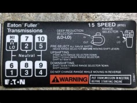 How To Shift A 15 Speed • The Truck How