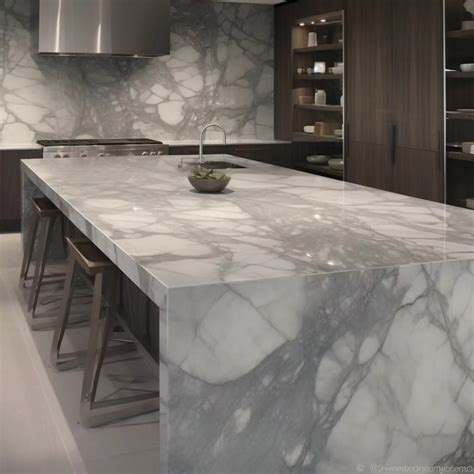 Ilot Central De Cuisine En Marbre Super Mpc
