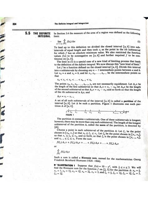 Definite Integral Area Of Plane Region Pdf