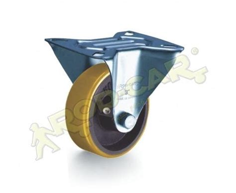 Rodizio Fixo 6 Pol Poliuretano 350 Kg Flr 614 Ufk Madeiramadeira