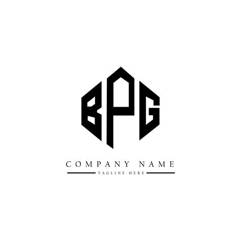 Bpg Letter Logo Design With Polygon Shape Bpg Polygon And Cube Shape Logo Design Bpg Hexagon