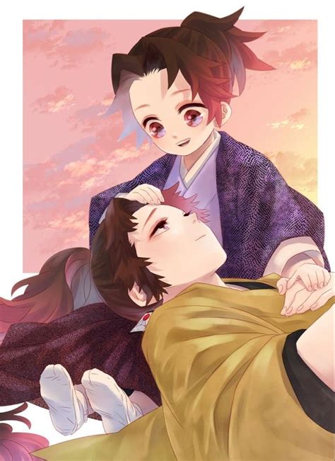 Tsugikuni Brothers Anime Demon Dragon Slayer Anime Chibi