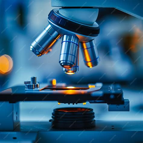 Premium Photo A Microscope Detect Light Intensity Biological Tissue