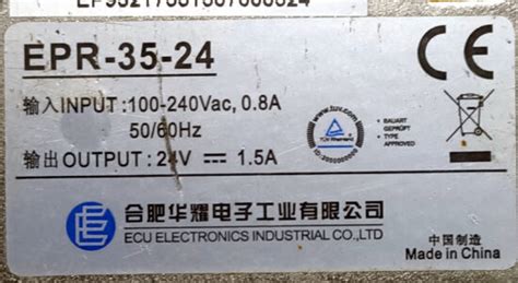 Ecu Epr 35 24 24v 15a Single Output Ac To Dc Switching Power Supply