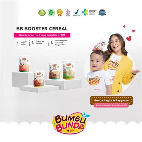 Jual Bumbu Bunda Elia Bb Booster Cereal Bb Booster Mpasi Cereal Mpasi Bb Booster 200 Gram