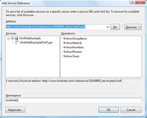 Testing The Nusoap Webservice In C