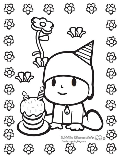 Coloring Pocoyo Caterpillar From Pocoyo Coloring Pages Get Coloring