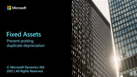 Prevent Posting Duplicate Depreciation Youtube