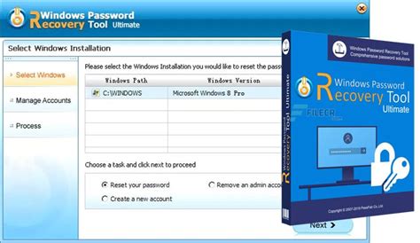 Windows Password Recovery Tool Ultimate 8505