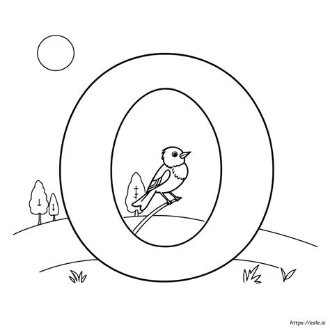 Letter Oo Kleurplaat Kleurplaat