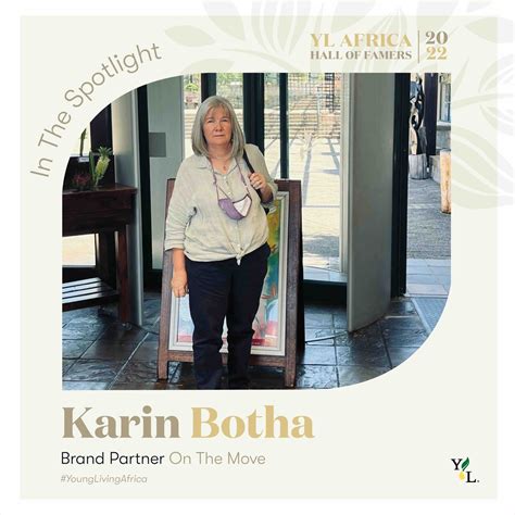 Brandpartnerspolight 🧳 Karin Botha Young Living Africa