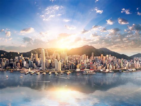 Hong Kong Sunrise Wallpapers Top Free Hong Kong Sunrise Backgrounds Wallpaperaccess