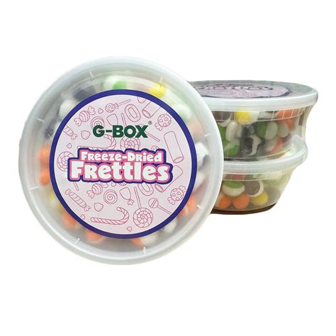 G Box 4 Oz Freeze Dried Frettles Delightful Crunchy Fruity Flavorful