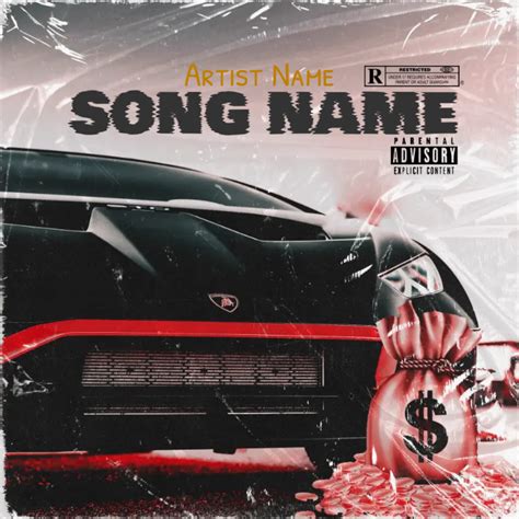 Car Money Mixtape Cover Design