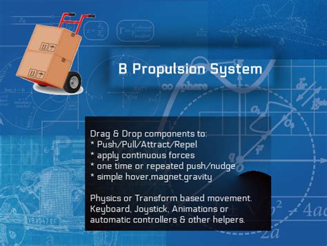 B Propulsion System Physics Unity Asset Store