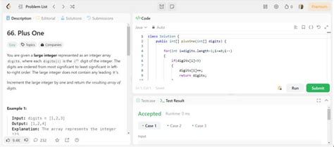 Day 5100 Of My 100 Day Leetcode Challenge Plus One Solution On The Fifth Day Of My Leetcode
