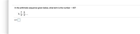 solved in the arithmetic sequence given below what term is