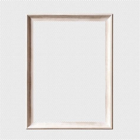 Beige Wooden Frame Without Background Premium AI Generated PSD