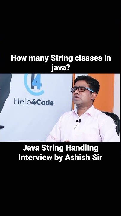 How Many String Classes In Javajava String Handling Interview By