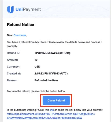 Refund Process Unipayment