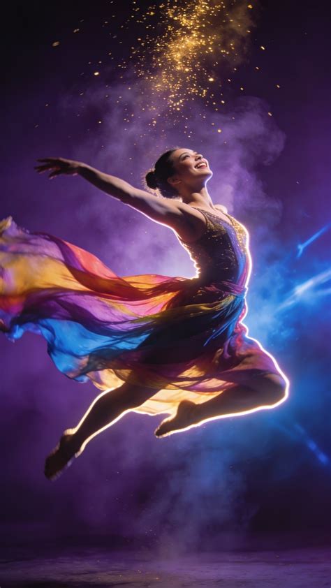 Free Dancing Through Dreams Image Dancer Woman Leap Download At