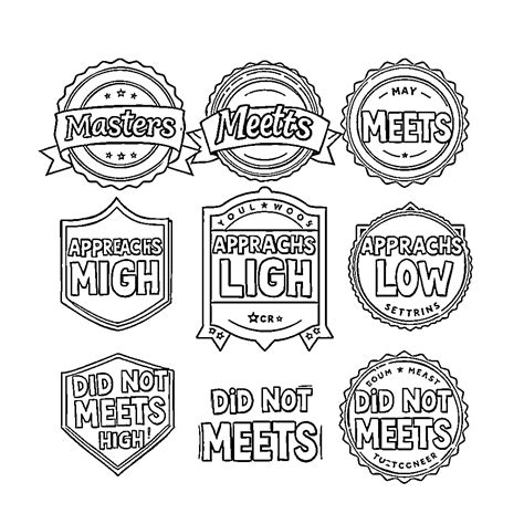 Best Badge Coloring Pages Free Printable Pdf