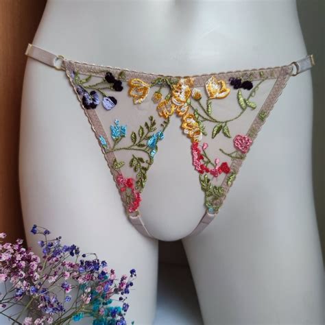 Open Crotch Womens Bikinis Etsy