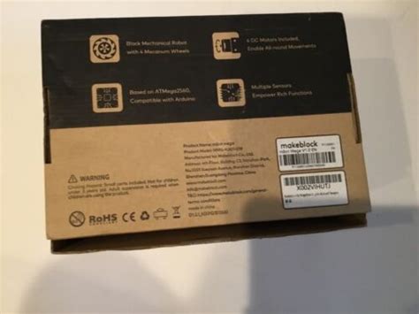 Makeblock Mbot Mega Robot Construction Model Kit In Box 4770731215