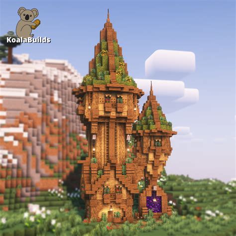 Minecraft Tower Roof
