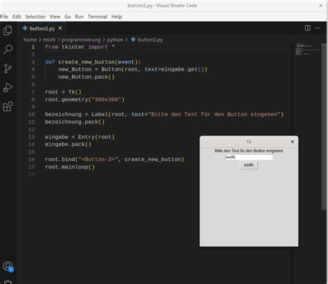 Python Tkinter Mit Beispielen Programmieren Lernen