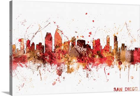 San Diego California Skyline Great Big Canvas