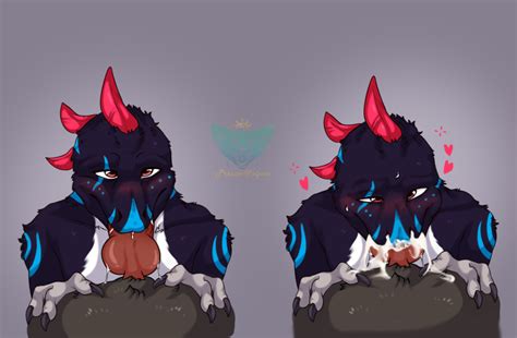 Rule 34 Blush Bodily Fluids Canid Canine Cum Cum From Nose Cum In