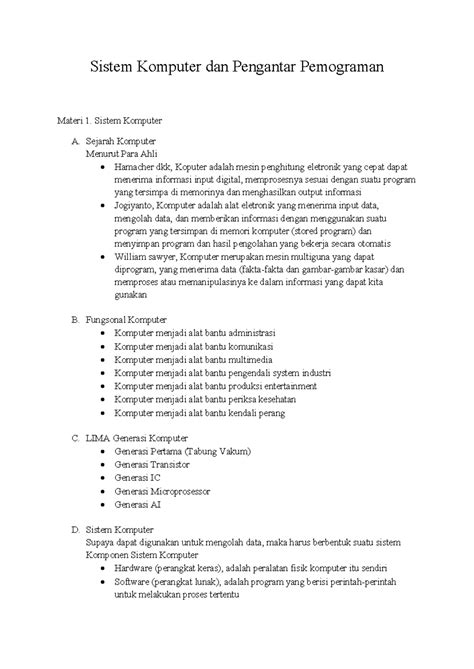 Tugas Pengantar Coding Sistem Komputer Dan Pengantar Pemograman