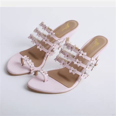 Floral Dye Cut Sandals Pink Yellowsoles